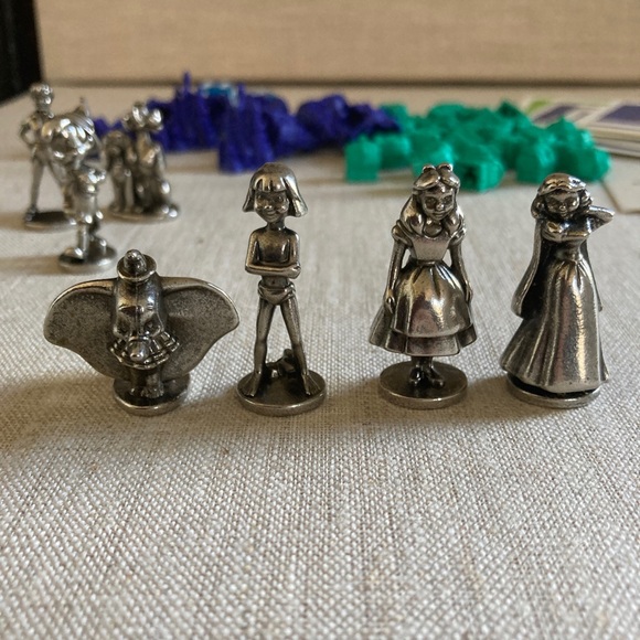 Monopoly | Toys | 7 Disney Monopoly Pieces Tokens Pewter Castles ...